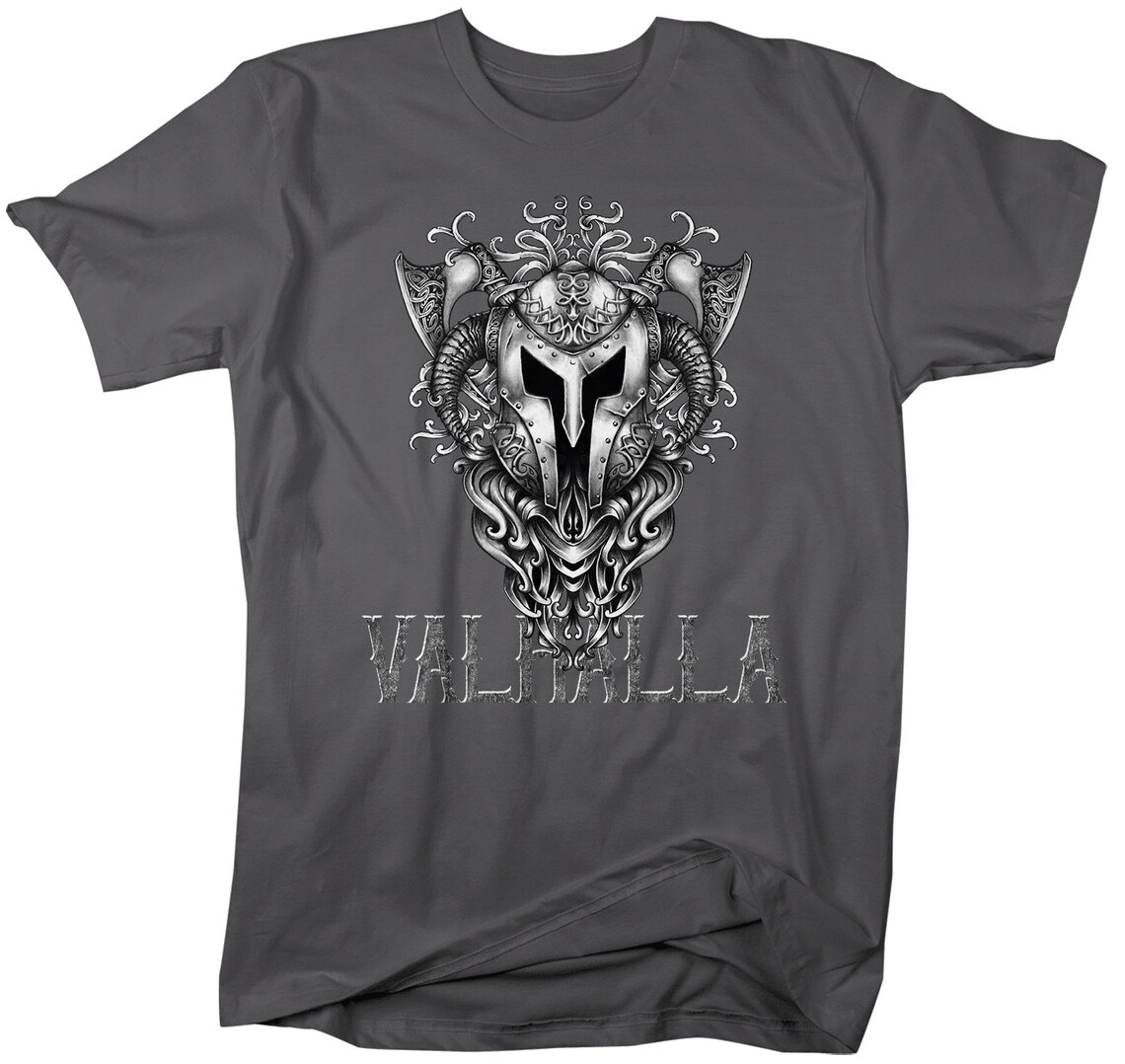 Men's Viking T Shirt Valhalla Viking Shirt Warrior Shirts - Etsy