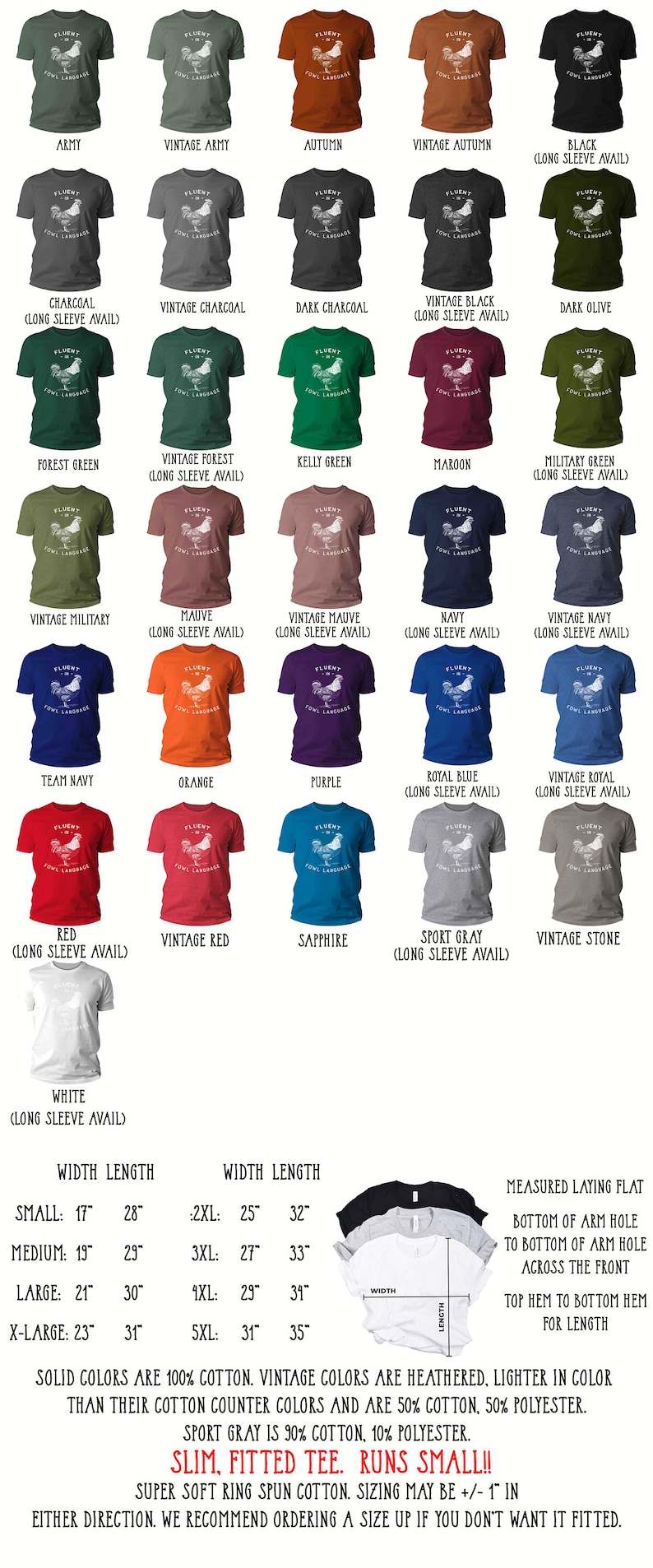 Funny Farm T-shirt: Fowl Language Chicken Pun - Unisex - Etsy
