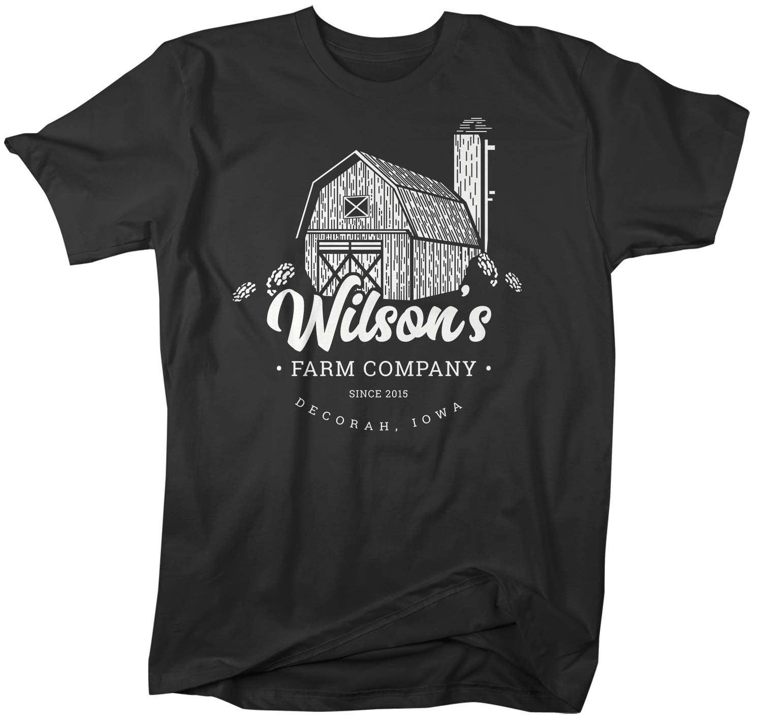 Men's Personalized Farm T Shirt Barn Farming Shirt Personalized Farmer ...