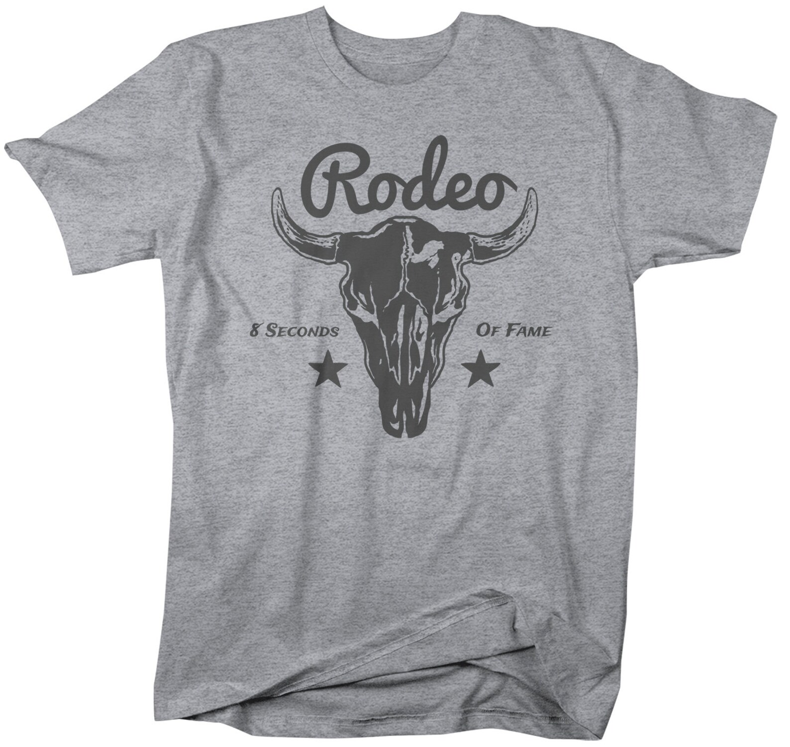 Men's Rodeo T Shirt American Cow Skull Shirts Western - Etsy