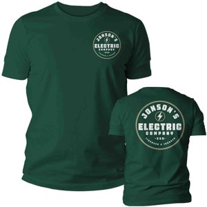 Men's Electrician Shirt Personalized Electrical Logo Electric Small ...