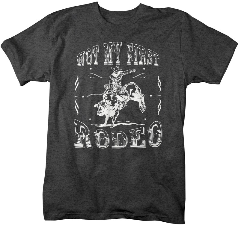 Men's Vintage Rodeo T Shirt Not My First Rodeo Shirts Wild | Etsy