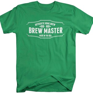 Men's Made in USA Home Brew Master T-shirt Hobby Brewing T-shirt Beer ...