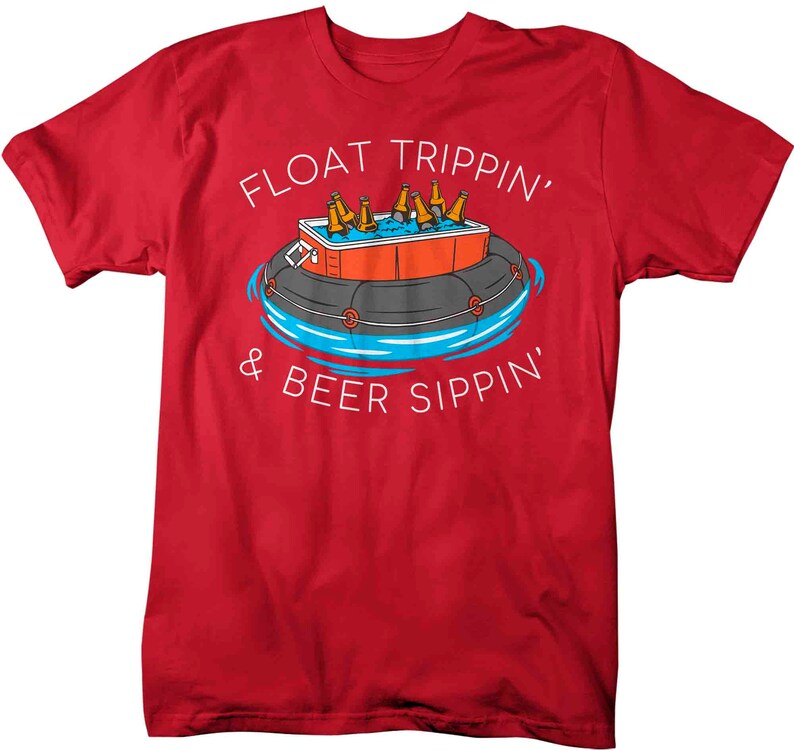 Men's Float Trippin' Shirt River Floating Shirt Beer - Etsy