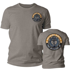 Personalized Boat Crew Shirt: Vintage Anchor Yacht Captain Tee - Etsy