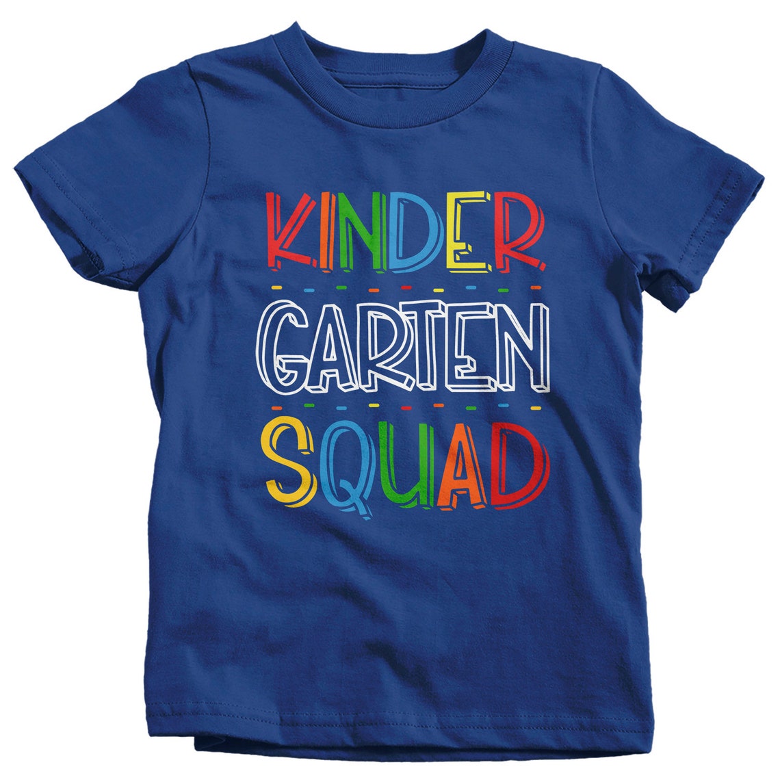 Kids Kindergarten T Shirt Kindergarten Squad T Shirt Cute Back | Etsy