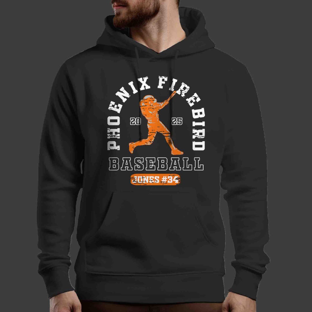 Men's Custom Baseball Hoodie Personalized Baller Baseball Player ...