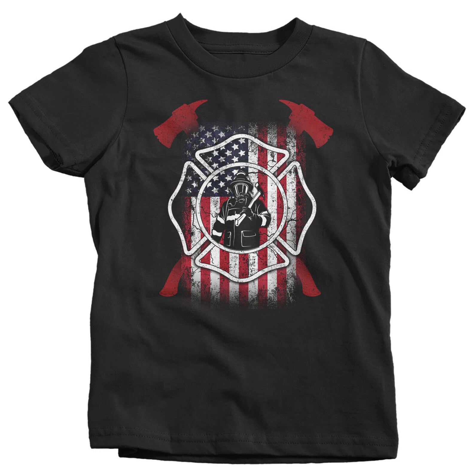 Kids Firefighter Shirt American Firefighter T Shirt Gift Idea - Etsy