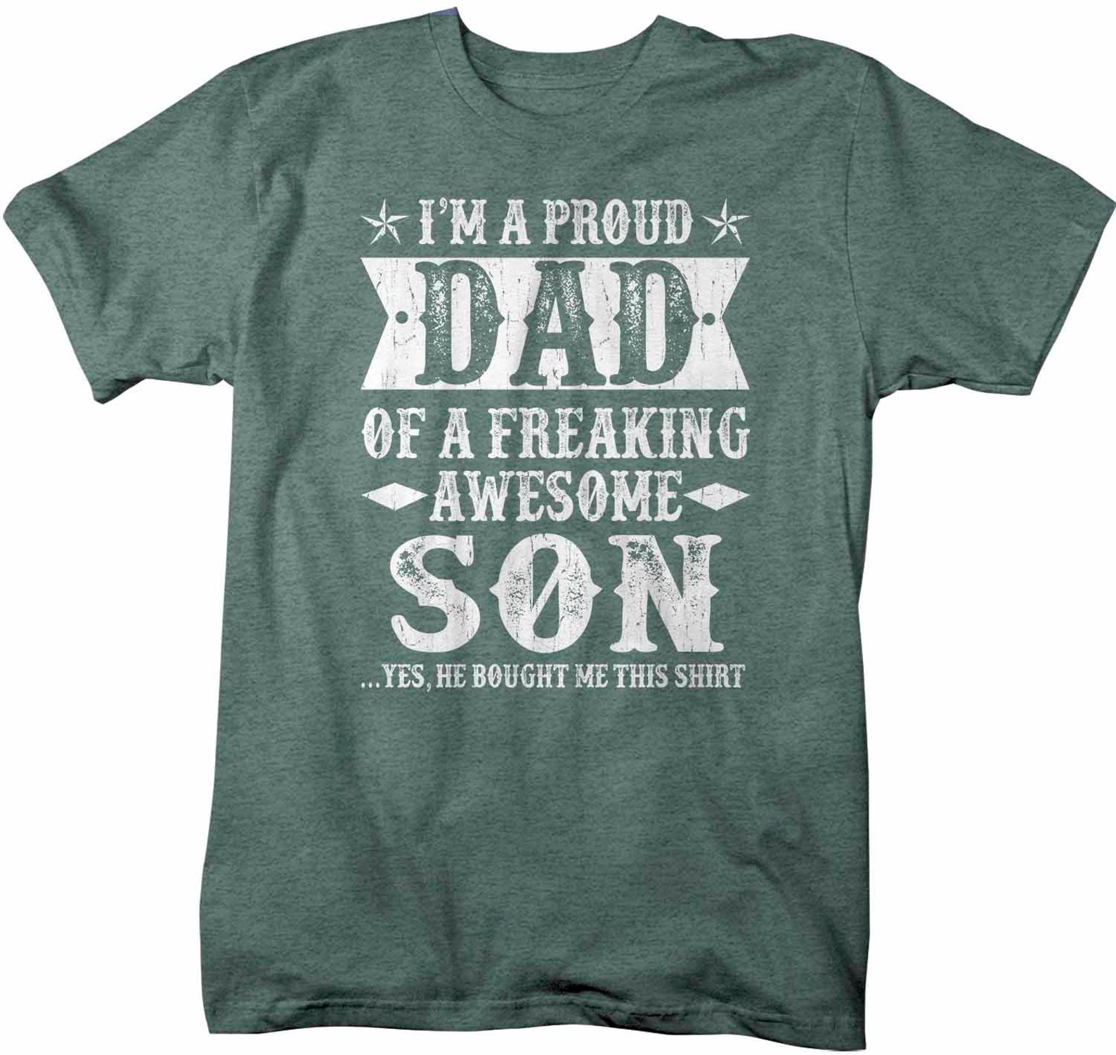 Men's Funny Proud Dad T Shirt Father's Day Gift Dad of - Etsy