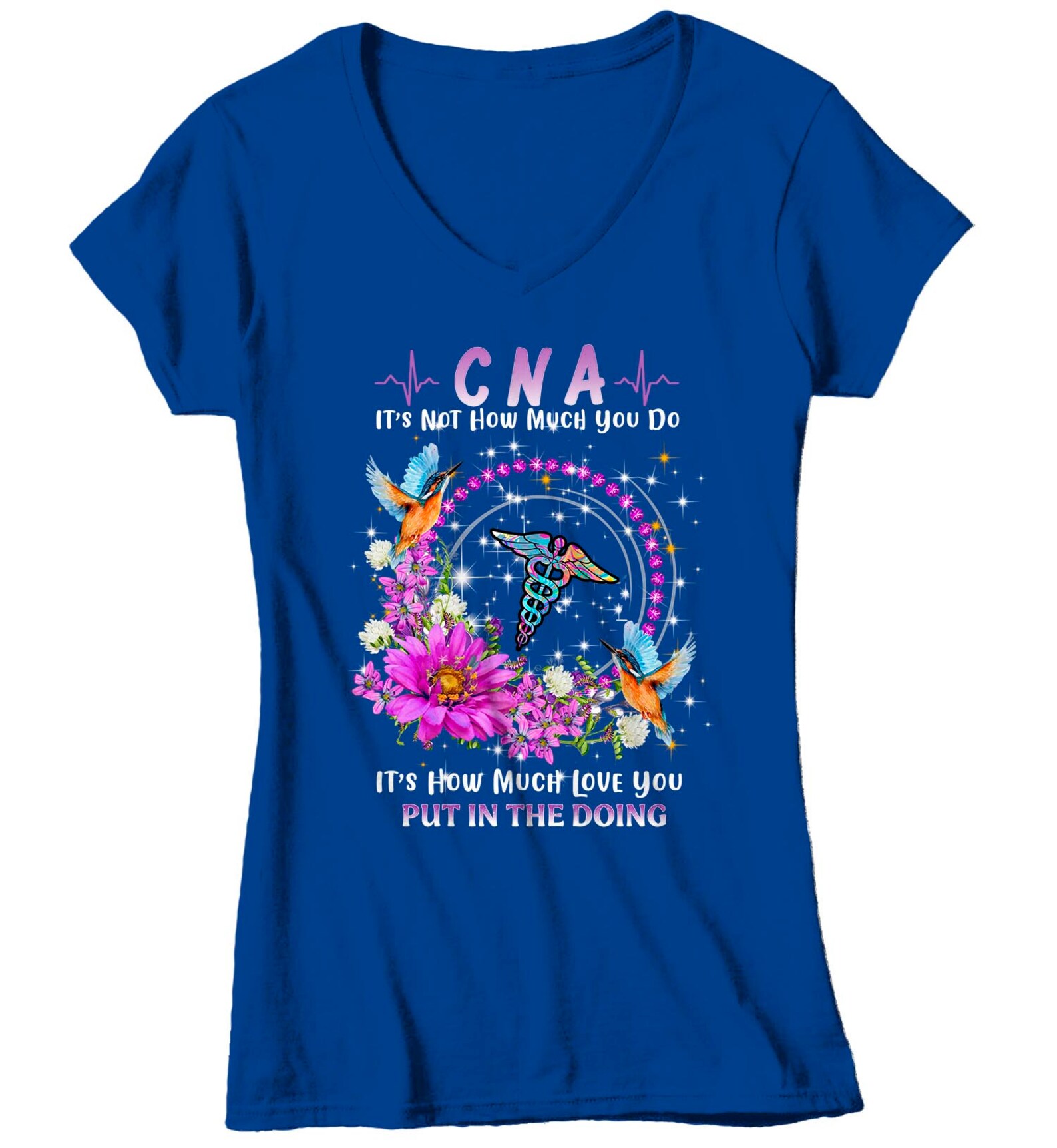 Women's CNA T Shirt Love in Doing CNA Shirt Cute CNA Shirt - Etsy