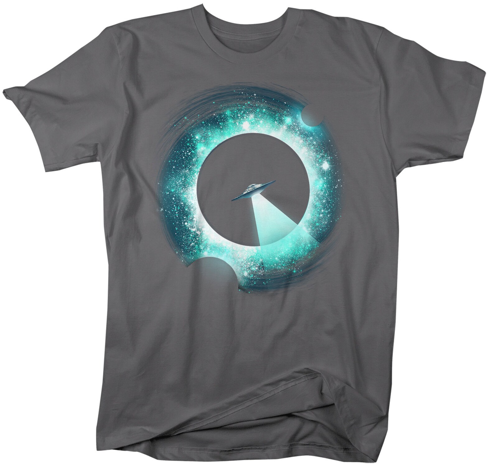 Men's UFO T Shirt Alien Shirts Black Hole Shirts Space | Etsy