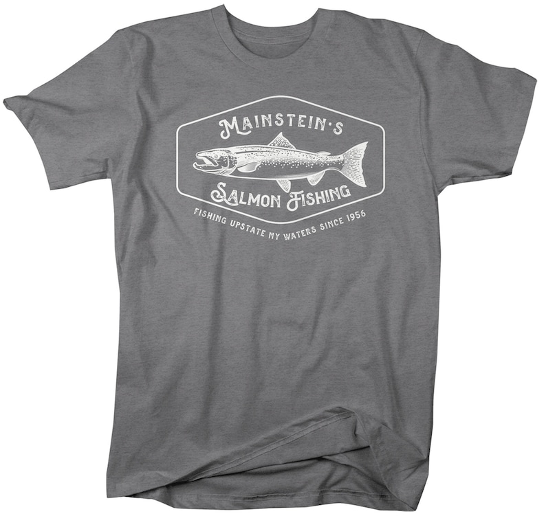 Men's Personalized Vintage Salmon Fishing T-shirt - Etsy