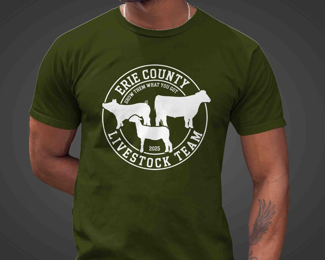 Personalized Livestock Team T-shirt: Custom Farm Show Tee - Etsy