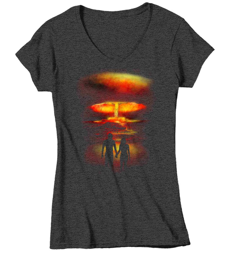 Women's Nuclear Fallout Shirt Bomb T Shirt Gamer Tee Love | Etsy