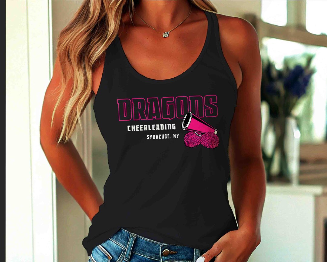 Custom Cheer Tank | Personalized Squad Name and Color Tank Top | High ...