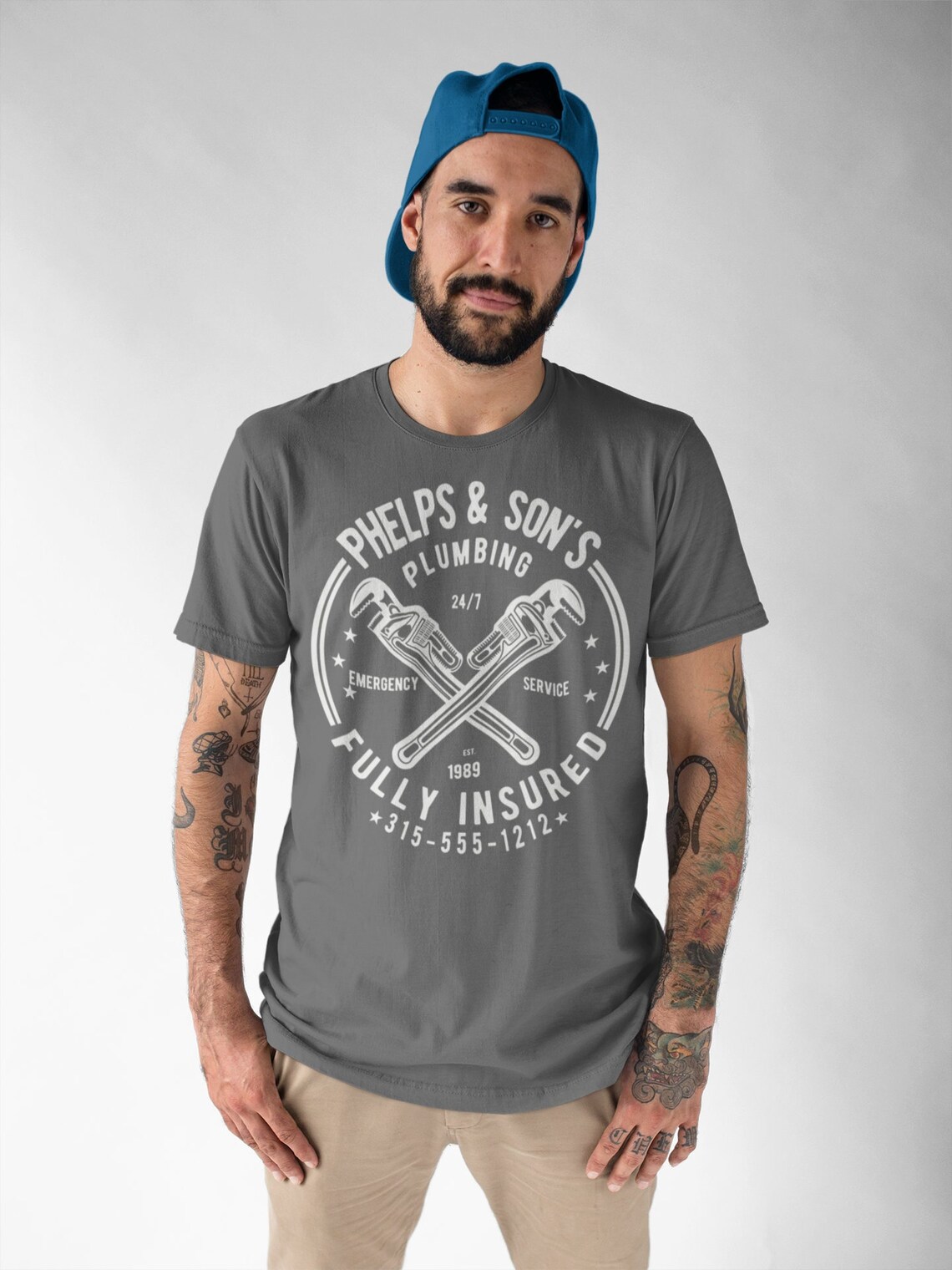 Men's Personalized Plumber Shirt Plumbing T Shirt Gift for Plumbers ...