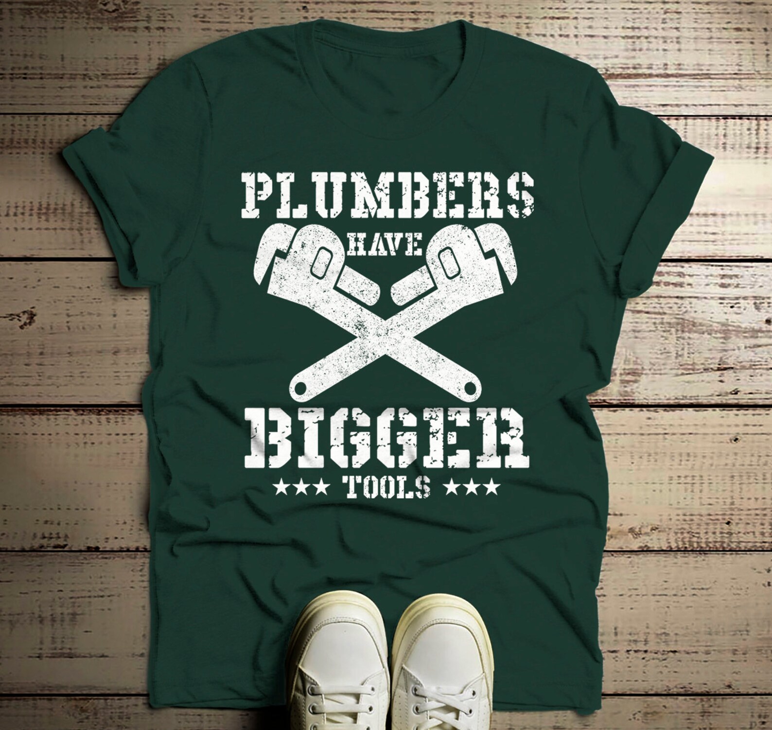 Men's Funny Plumber Shirt Shirts for Plumbers Bigger Tools T Shirt Pipe ...