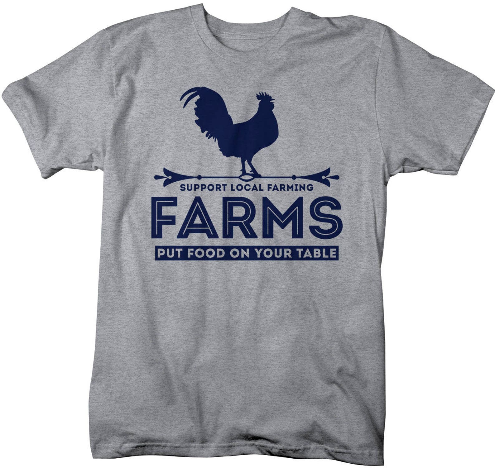 Farming T-shirt Farms Put Food on Table Support Shirts Farmer - Etsy
