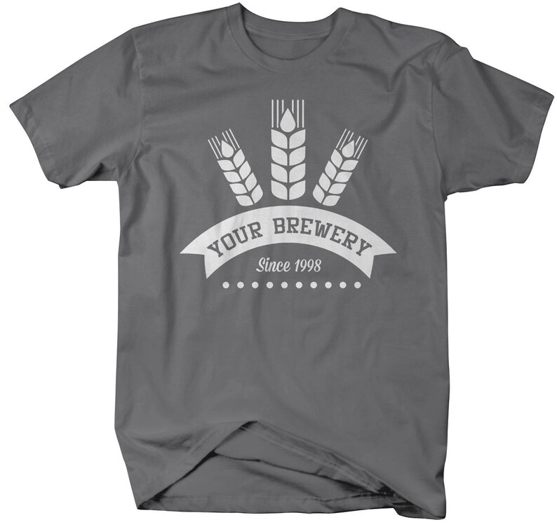 Personalized Brewery T-shirt Home Brew Beer Shirts Micro Brewed Custom ...