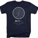 Men's Custom Star Map T Shirt Personalized Shirt Celestial Shirt ...
