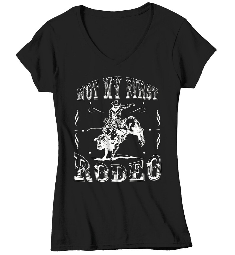 Women's Vintage Rodeo T Shirt Not My First Rodeo Shirts - Etsy
