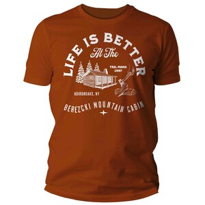 Men's Personalized Cabin T Shirt Life is Better at Cabin Shirt Wood ...