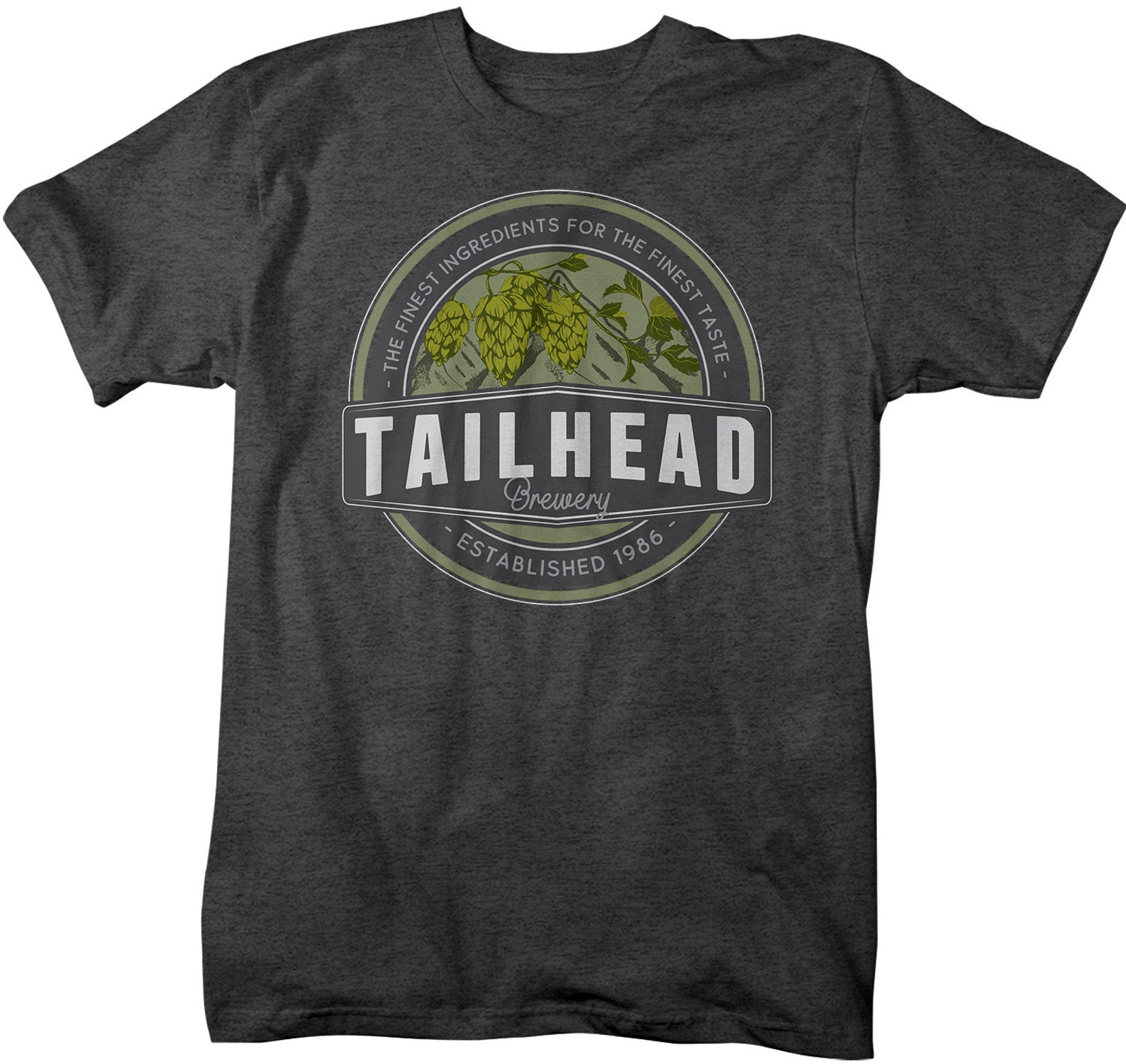 Mens Personalized Brewing T Shirt Custom Beer Hops Etsy