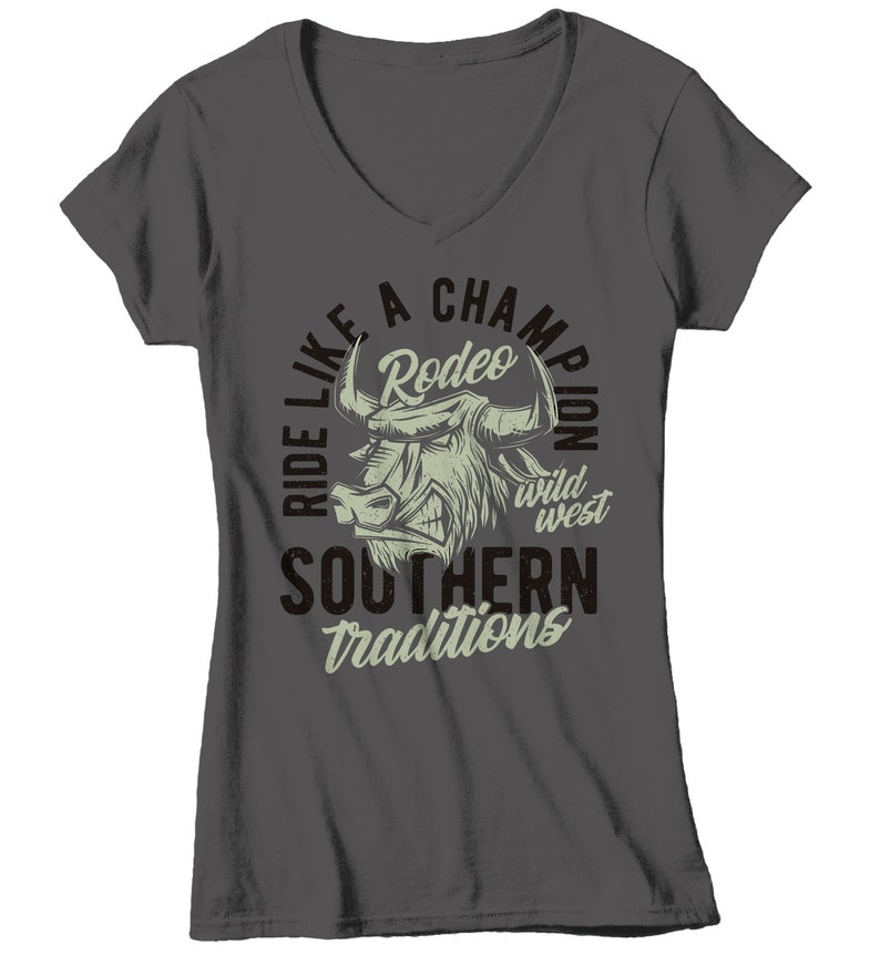 Women's Vintage Rodeo T Shirt Ride Like A Champion Cowboy - Etsy