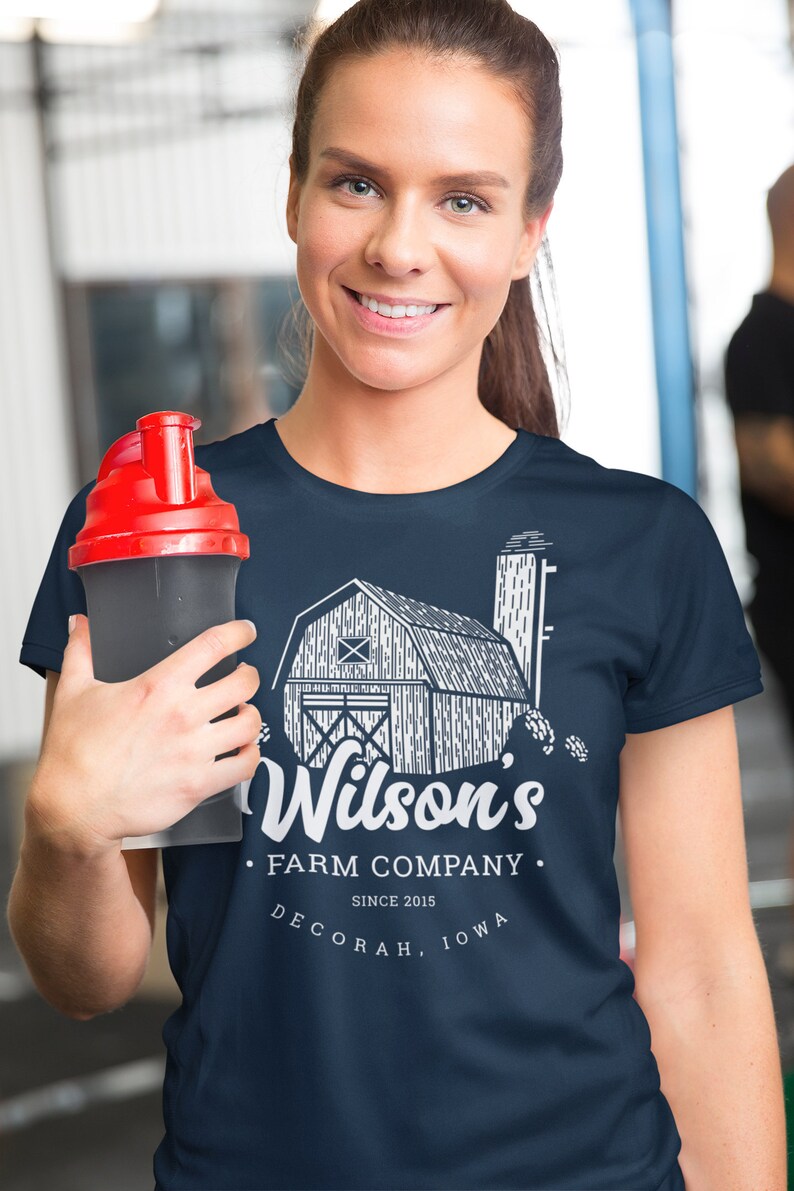 Women's Personalized Farm Shirt Barn Farming Shirt - Etsy