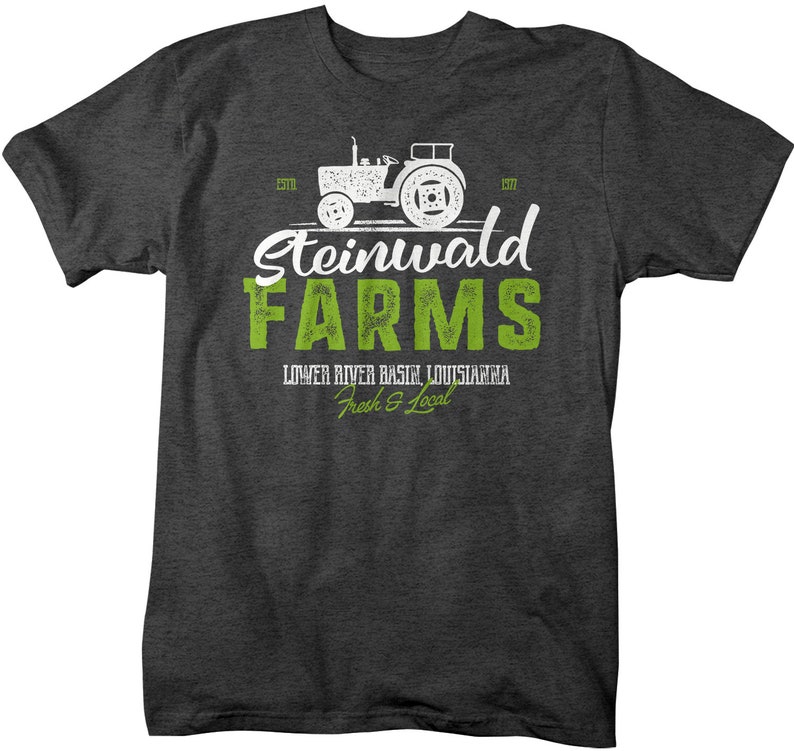 Mens Personalized Farm T Shirt Vintage Farming Shirt Etsy