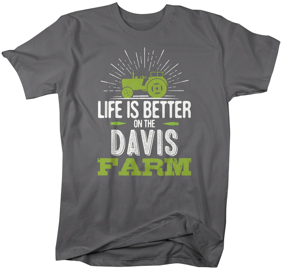Men's Personalized Farm T Shirt Custom Farming Shirt - Etsy