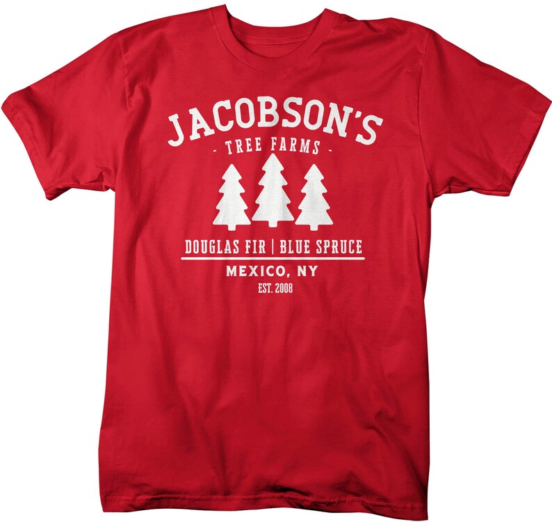 Men's Personalized Tree Farm Shirt Christmas Tree Shirt - Etsy