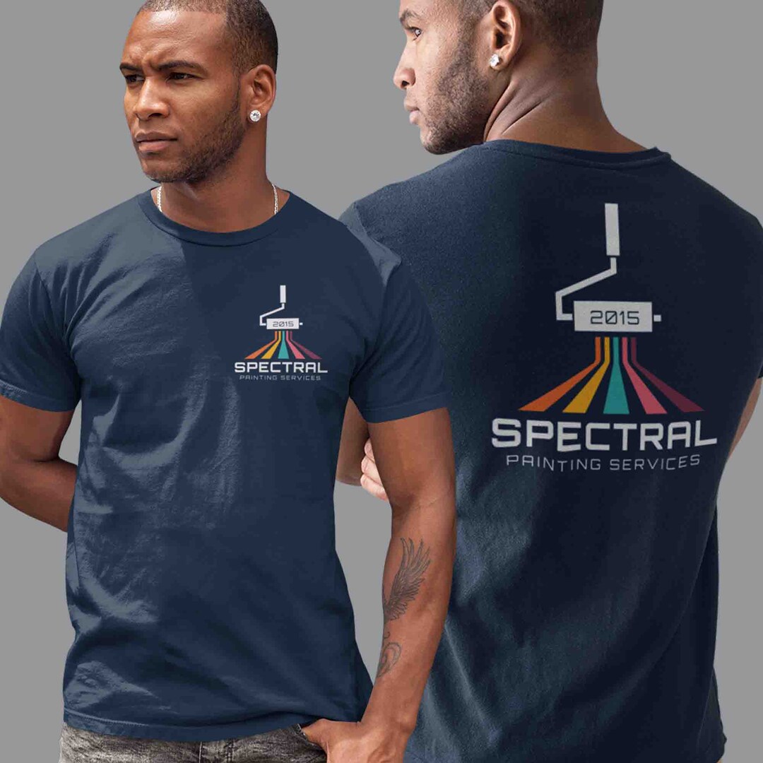 Men's Personalized Painter Shirt Personalized Paint Roller Logo ...