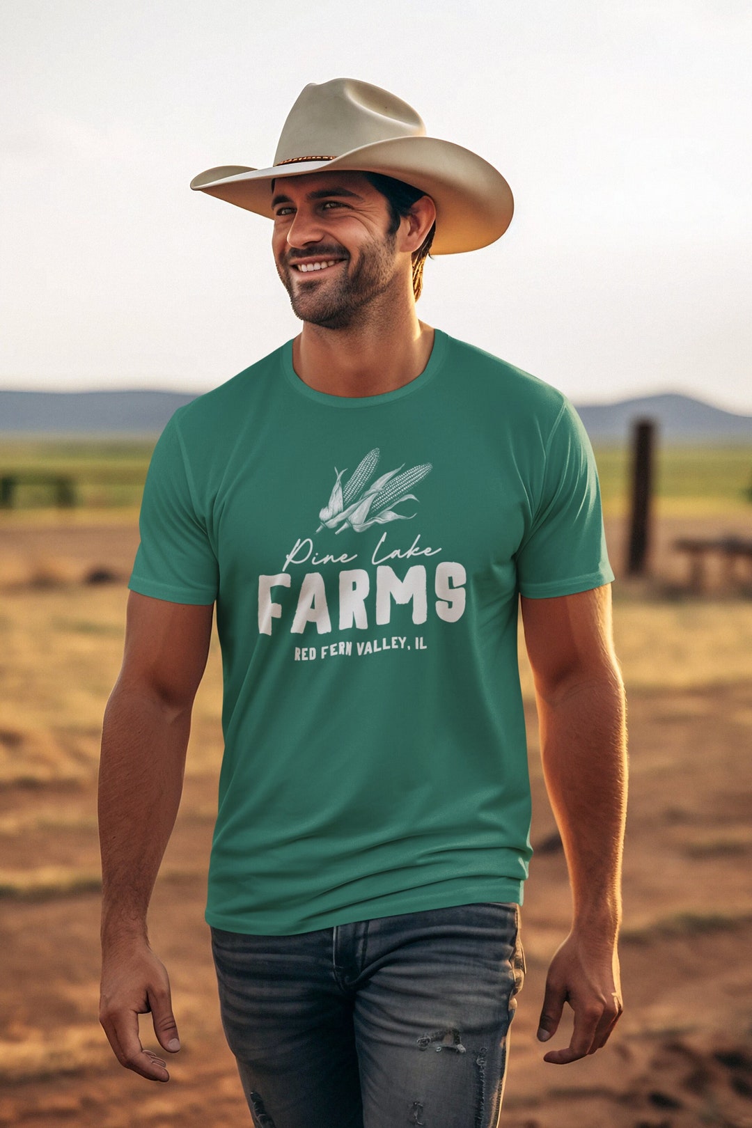 Mens Personalized Farm T Shirt Vintage Farming Tshirt Crop Farmer Ear