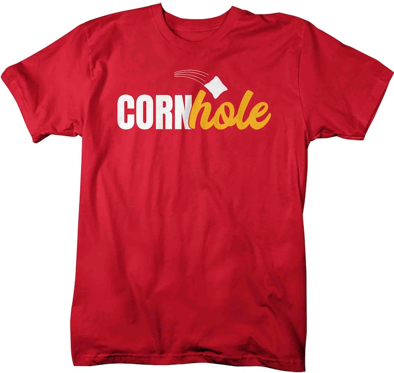 Men's Cornhole T Shirt Cornhole Bean Bag Shirt Corn Hole - Etsy
