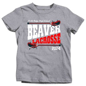 Kids Custom Lacrosse Player Shirt Personalized LAX Dad Shirt Grunge ...