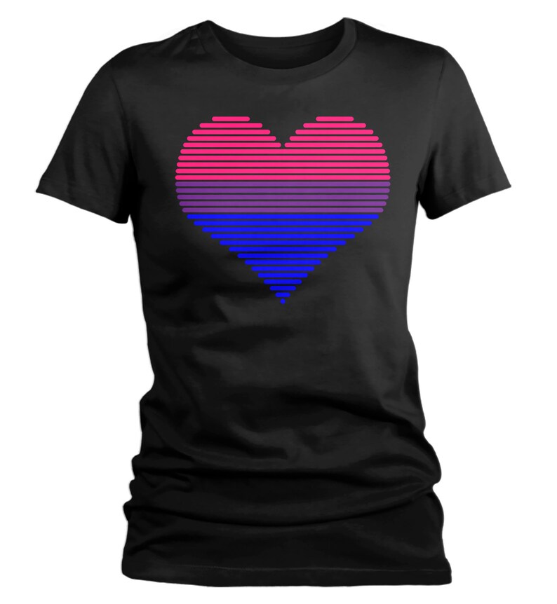 Womens Lgbt T Shirt Bisexual Shirts Bisexual T Shirt Etsy