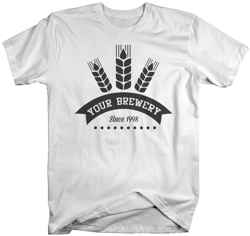 Personalized Brewery T-shirt Home Brew Beer Shirts Micro Brewed Custom ...