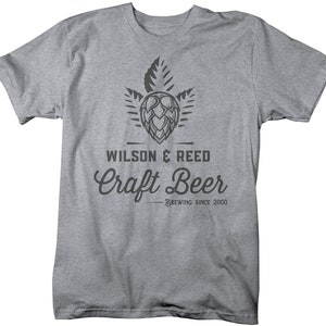 Men's Personalized Beer T-shirt Custom Brewery Shirt - Etsy