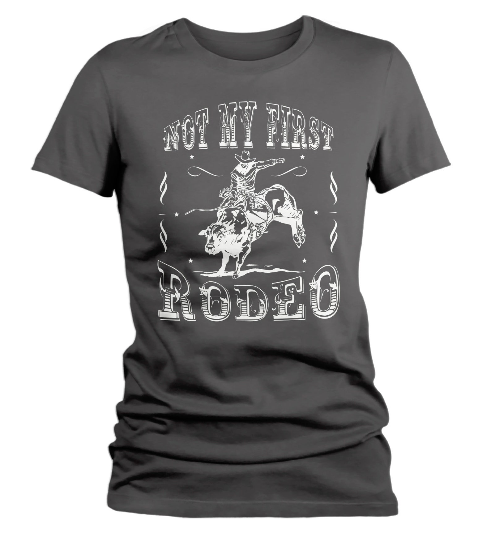 Women's Vintage Rodeo T Shirt Not My First Rodeo Shirts | Etsy