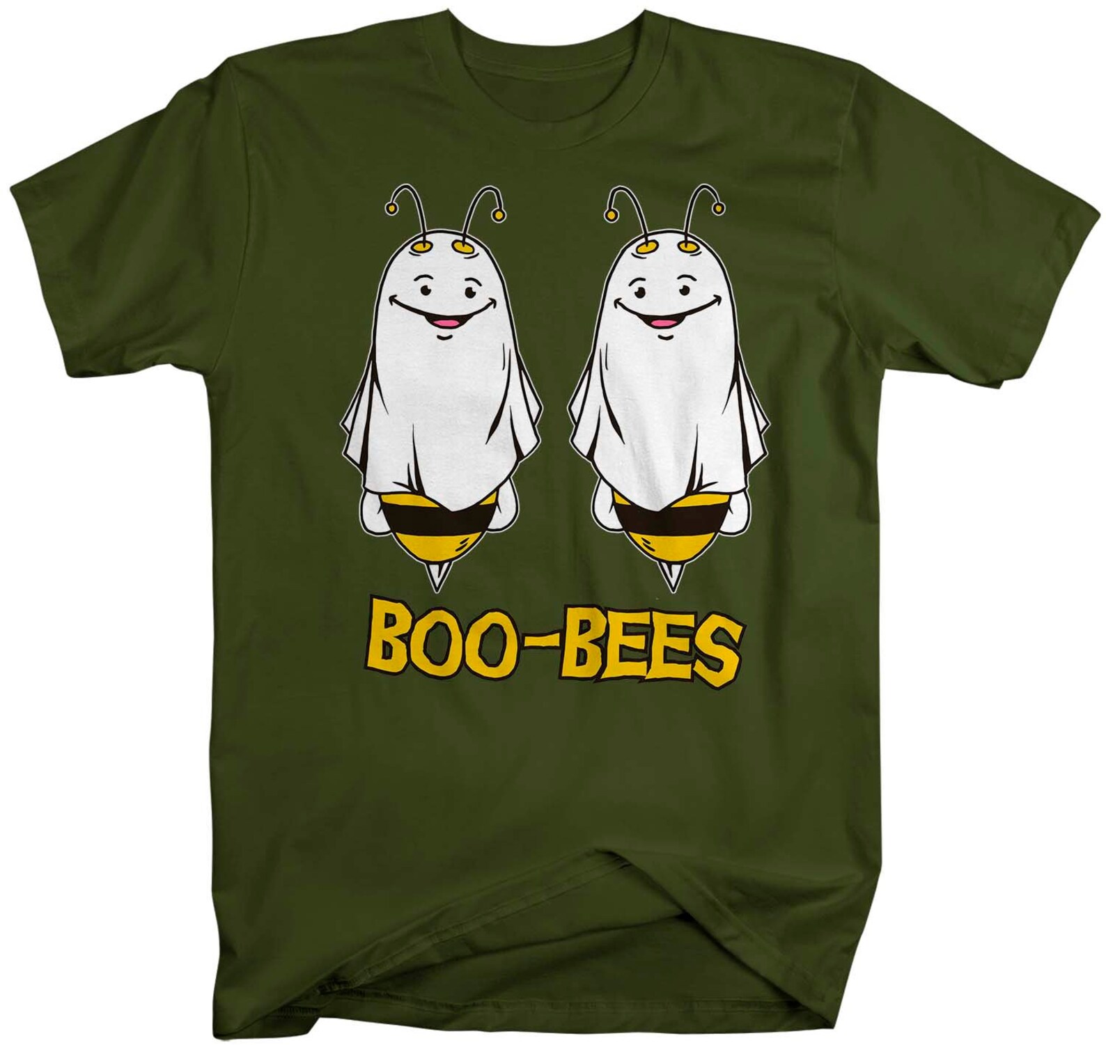 Men's Funny Halloween T Shirt Boo Bees Shirt Bee Halloween | Etsy