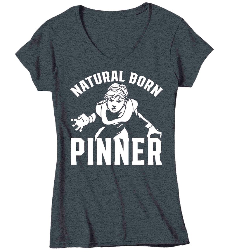 Women's Wrestling Shirt Natural Born Pinner T-shirt Female - Etsy