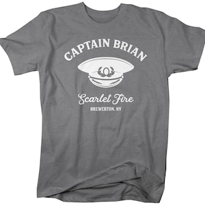 Men's Personalized Captain T Shirt Boat Custom Boater Shirt Boat ...