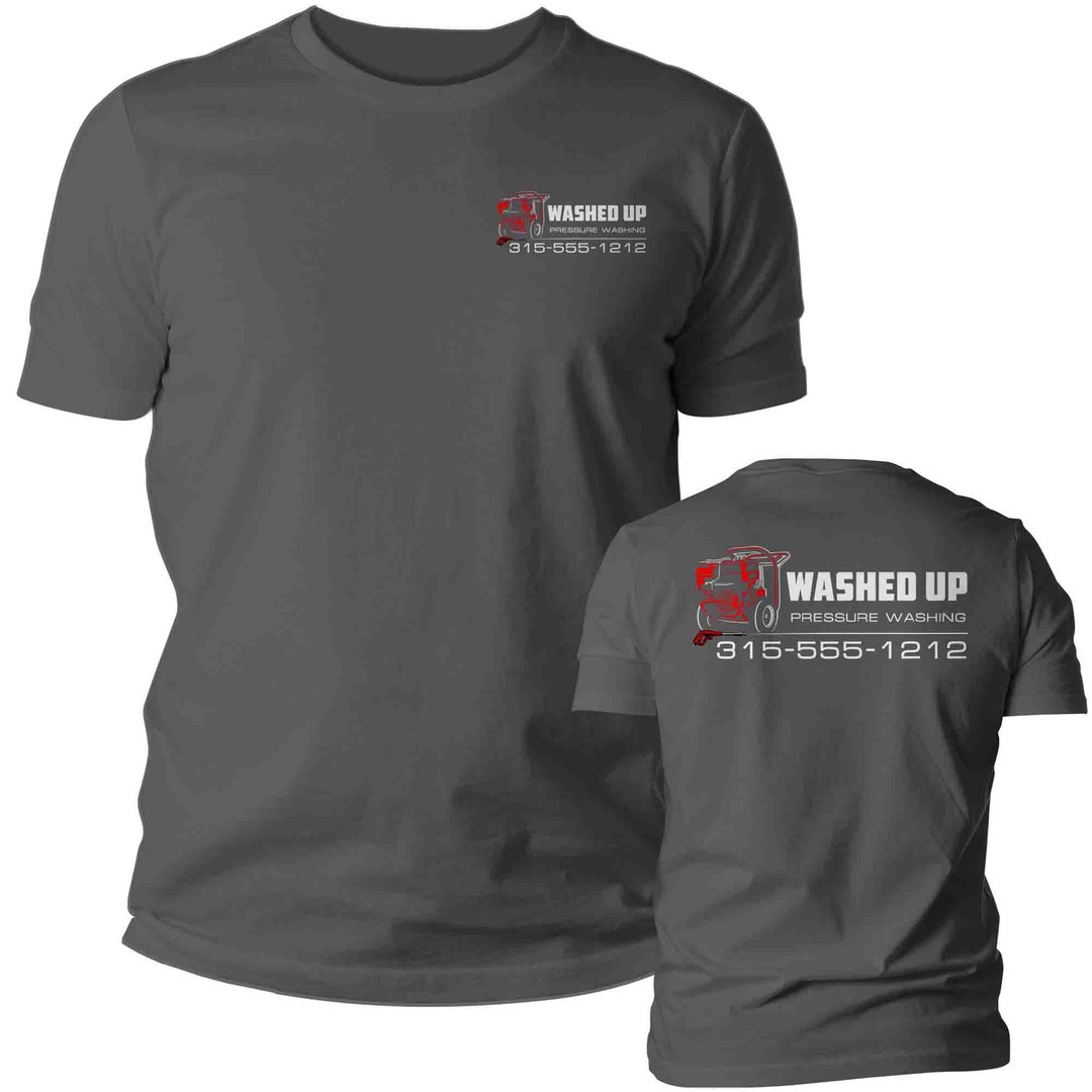 Men's Custom Power Washing Shirt Personalized Pressure Washing Tshirt ...