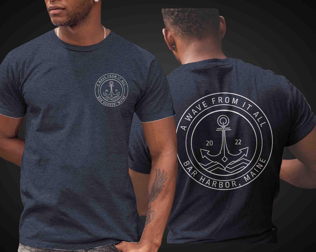 Men's Personalized Boat Gift Custom Shirts Anchor Nautical Yacht ...