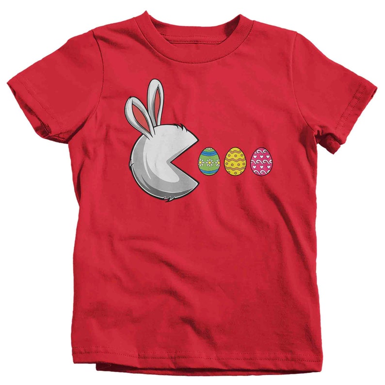 Kids Funny Easter Shirt Easter Bunny Eggs T Shirt Egg Hunter | Etsy