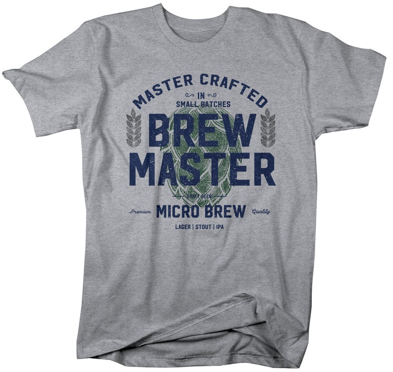 Men's Brew Master T-shirt Craft Beer Shirts Micro Brew Tee | Etsy