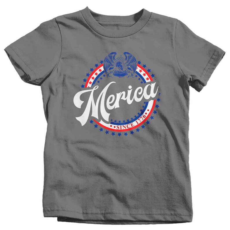 Kids Vintage Merica T Shirt Patriotic Shirts Eagle Merica - Etsy