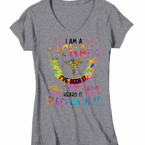 Women's Funny CNA T Shirt CNA Shirt Seen It Smelled It Stepped in It ...