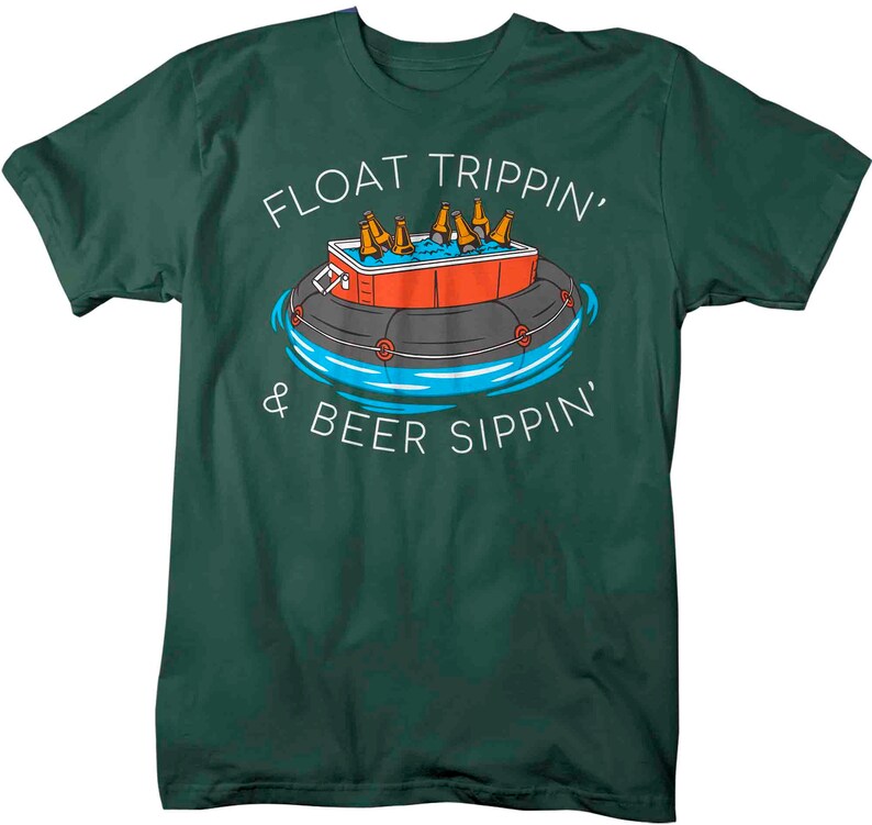 Men's Float Trippin' Shirt River Floating Shirt Beer - Etsy